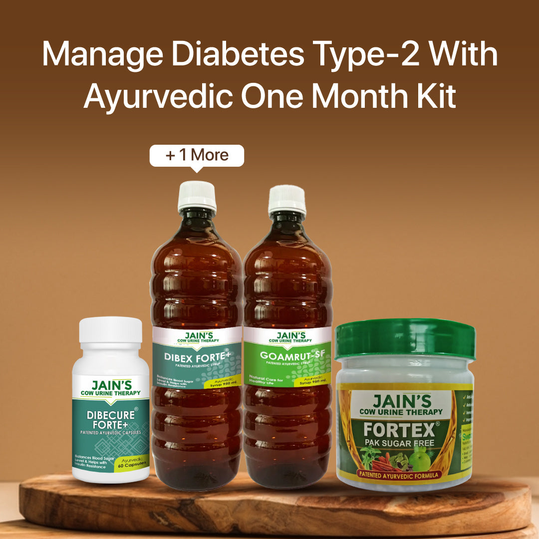 Diabetes Type-2 Support Kit – Jain's Cow Urine Therapy